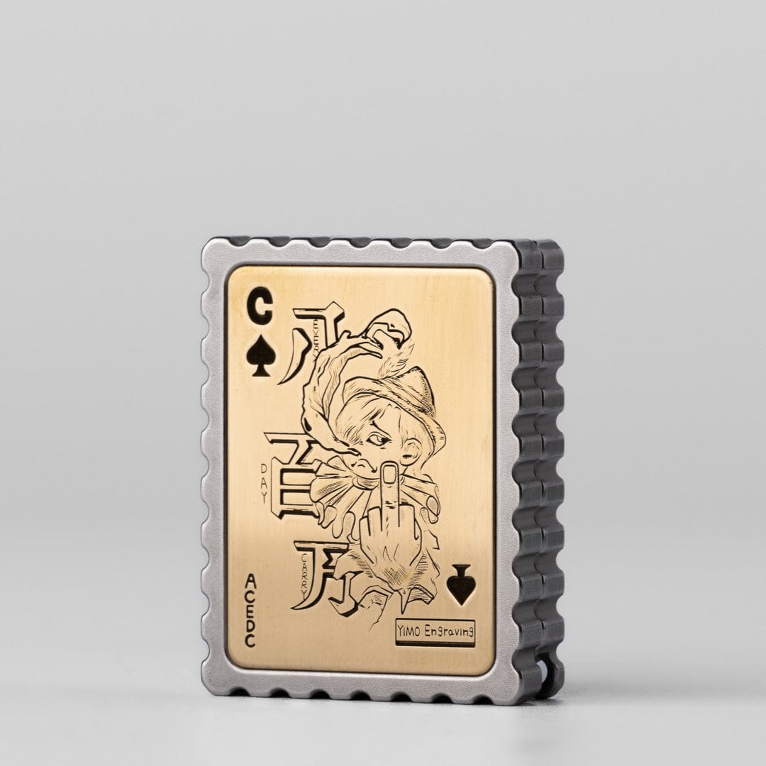 ACEdc, Stamp-Mechanical, Fidget Slider, Pendant