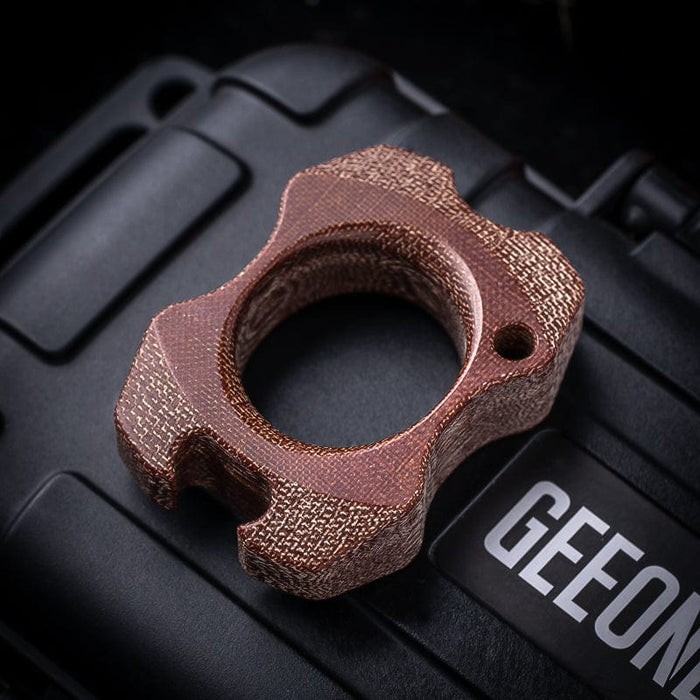 KASFLY Single Knuckle Duster, Bottle opener, Self-defense tool