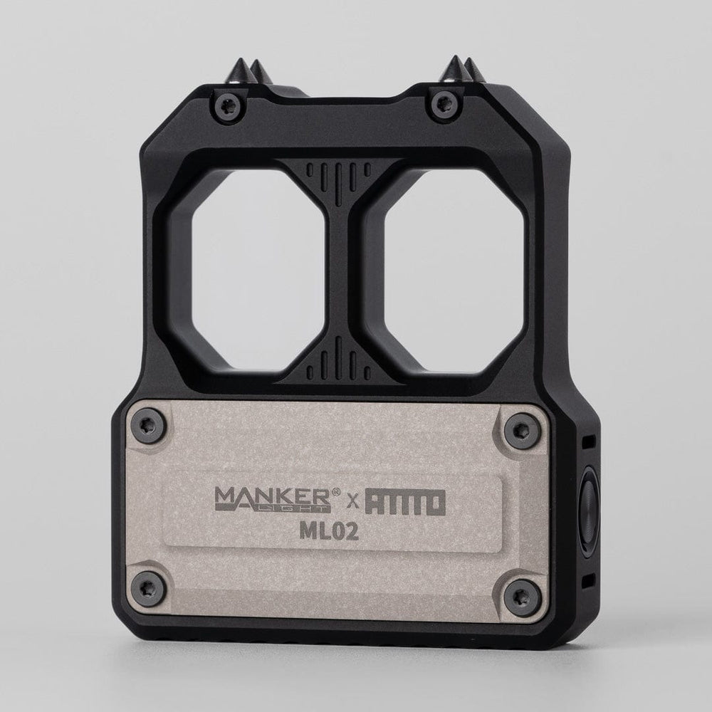 Manker&AMMO, ML02 Tactical Flashlight, Multi Tool